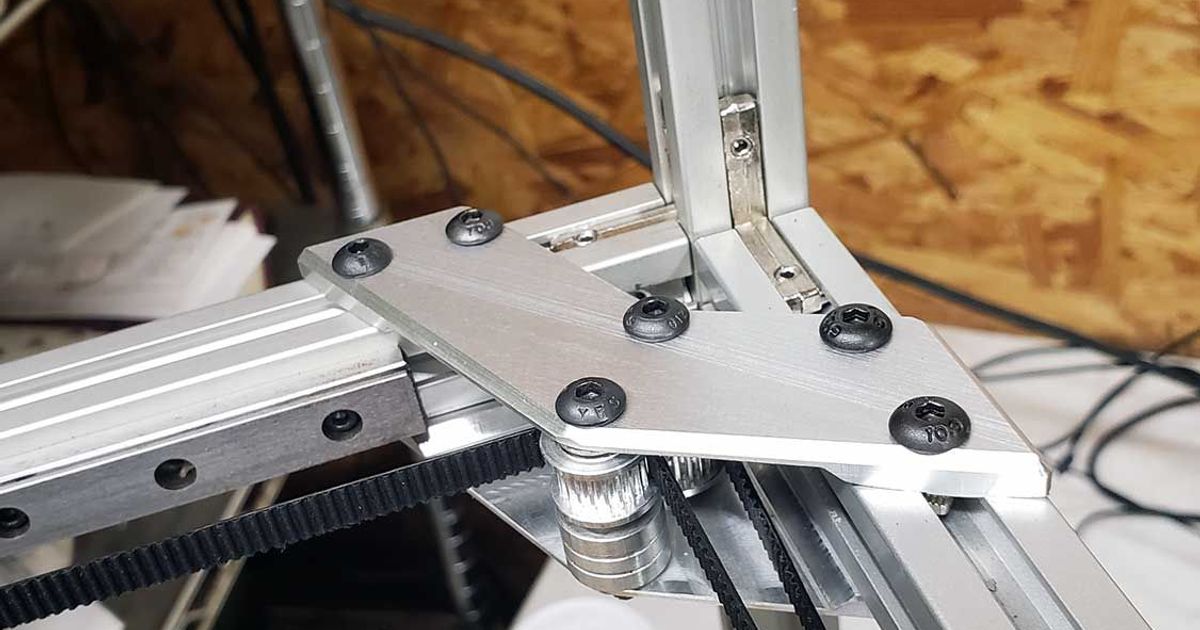 SolidCore 3D Printer XY-Idler Pulley Bracket Mount by Shane Hooper ... SolidCore 3D Printer XY-Idler Pulley Bracket Mount by Shane Hooper ...
