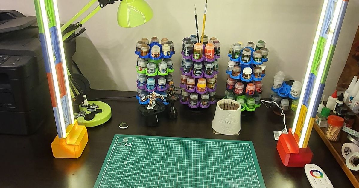 Simple LED Lamp by Antheus | Download free STL model | Printables.com