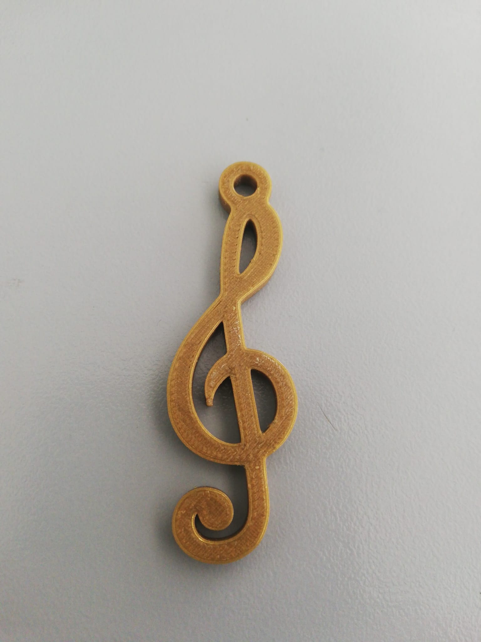 Treble Clef keyring by Z3Dart&tech | Download free STL model ...