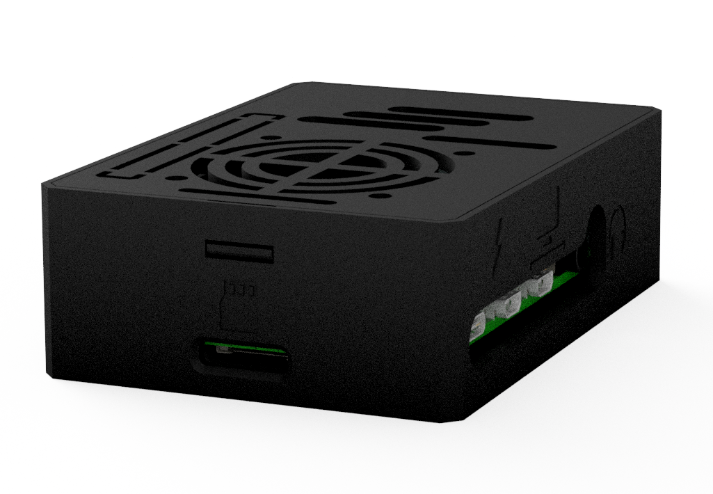 Raspberry Pi 4 Compact Enclosure by WikiZell | Download free STL model ...