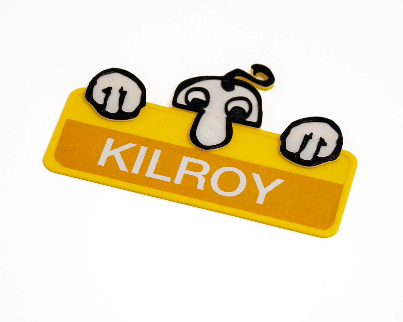 KILROY (FOO) NAMETAG by Peter H | Download free STL model | Printables.com