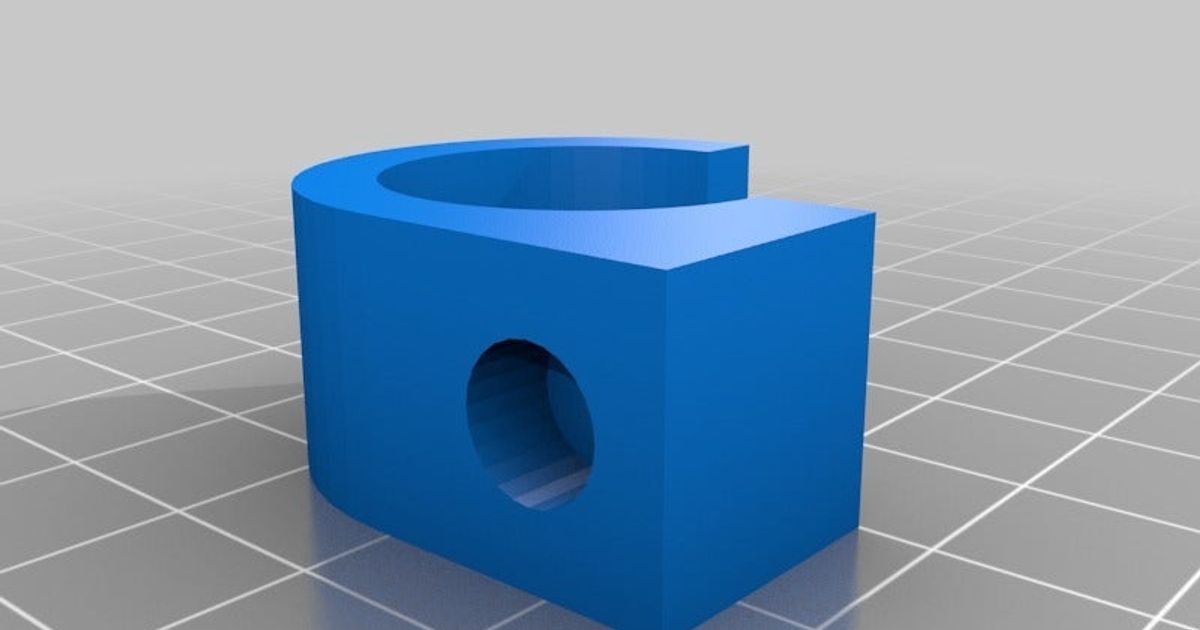 Presta adaptor handlebar mount by TK_bit_twiddler | Download free STL ...