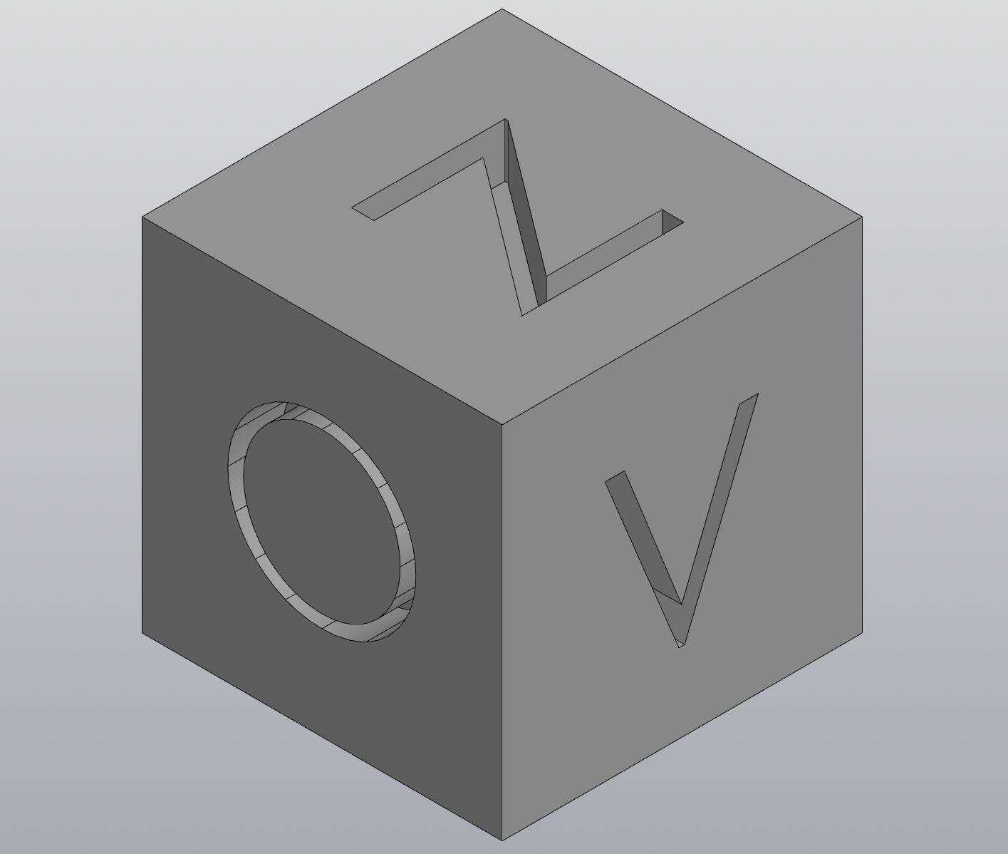 ZOV Callibration cube by 22i | Download free STL model | Printables.com