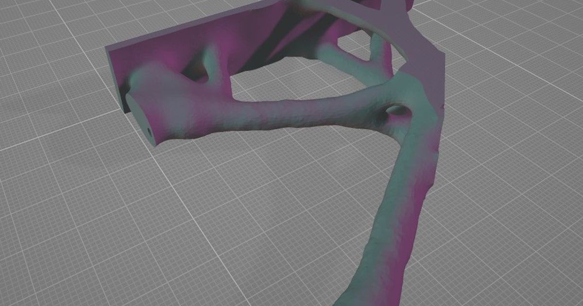 Generative design Shelf bracket by Engineer | Download free STL model | Printables.com