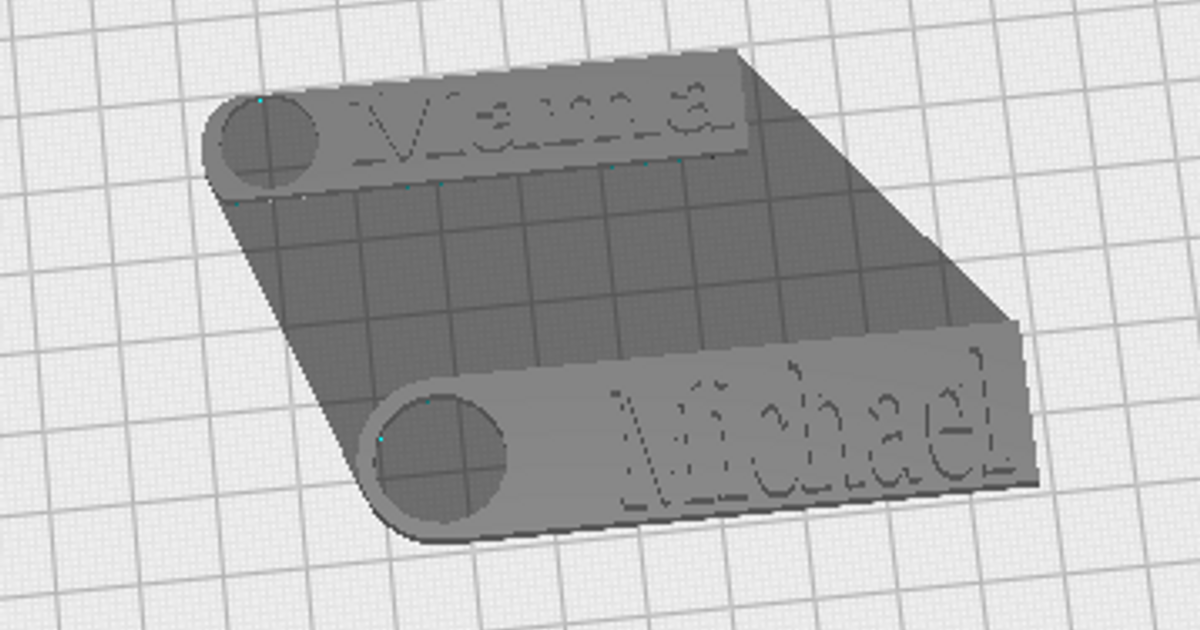 Name Tag by Jemand | Download free STL model | Printables.com