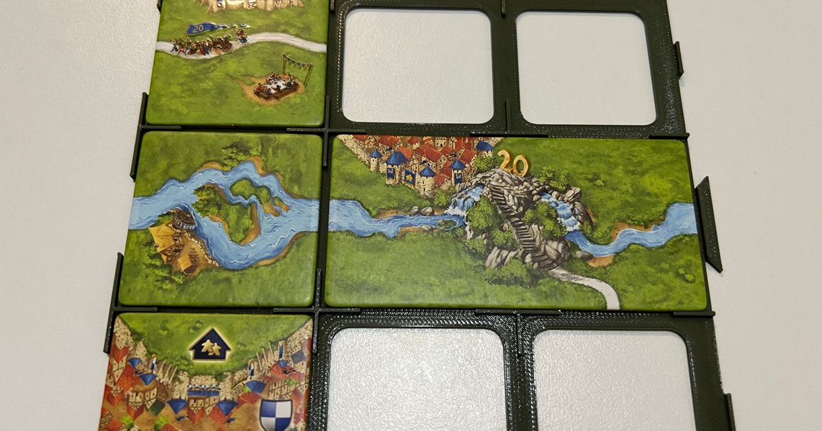 Carcassonne 20th Anniversary river tile grid par Posix | Téléchargez ...