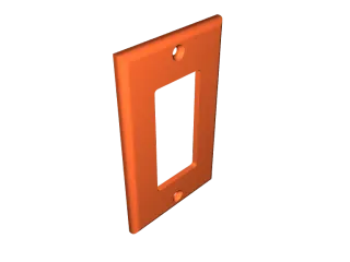 Rocker Light Switch Cover Plate Basic by Walnetto | Download free STL ...