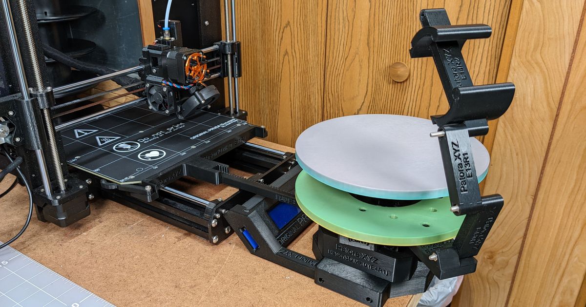 Printed Tables Remix for PaScn3D Mk.0 - 3D Scanner by gdownton ...