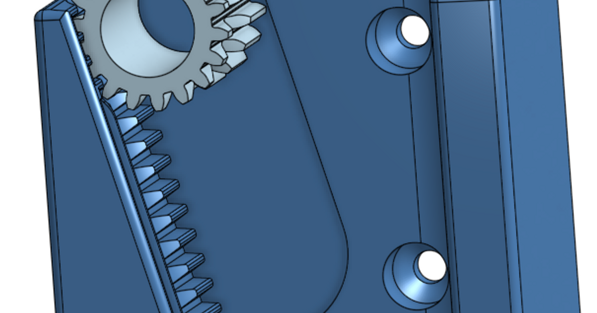 Gravity Broom Holder with Vertical Screw Holes by Dr. Smashenstein ...