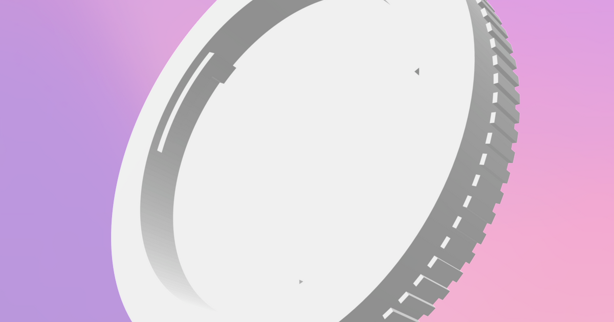 Rear lens cap for Sony E-mount (No Text) by JP | Download free STL ...