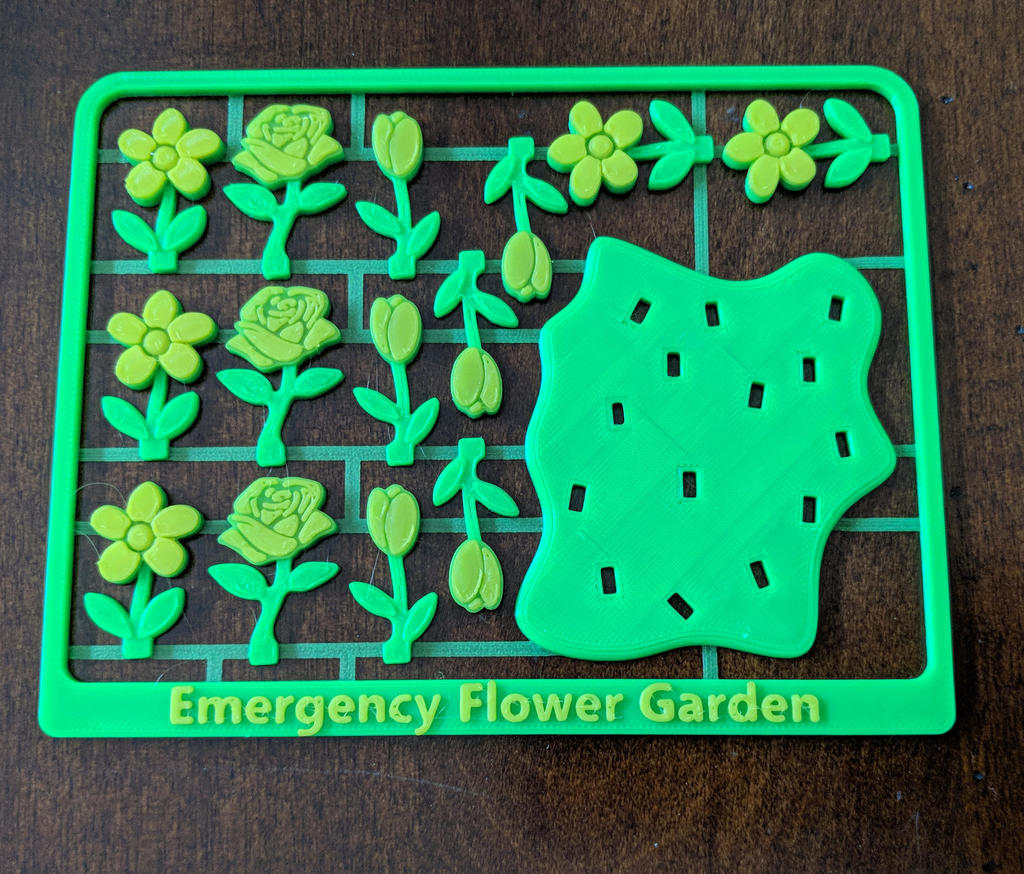 Emergency Flower Garden by Tuff | Download free STL model | Printables.com