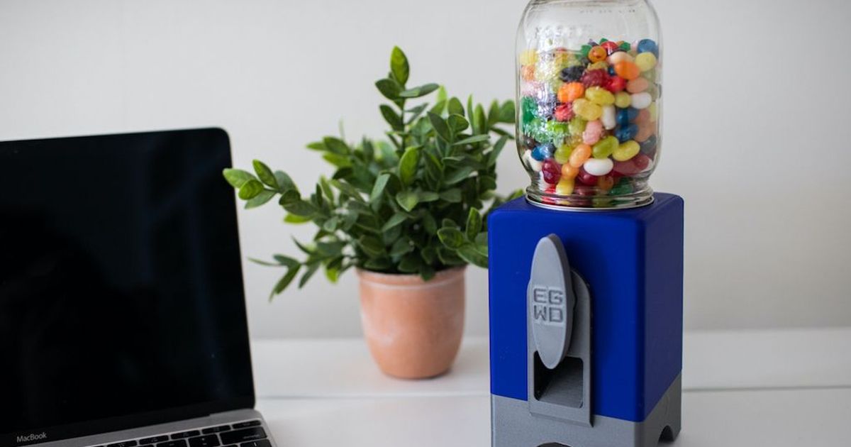 Mason Jar Candy Machine by Edgewood Modern | Download free STL model ...
