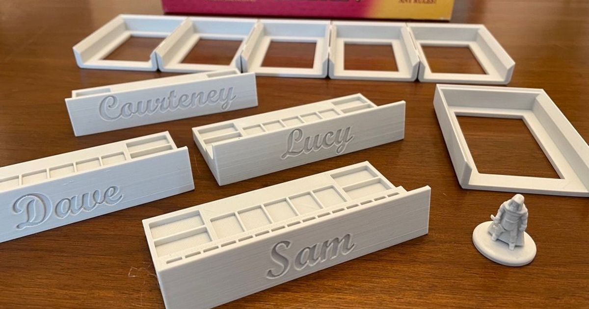 Settlers of Catan Parts and Card Holder Set by Edgewood Modern ...