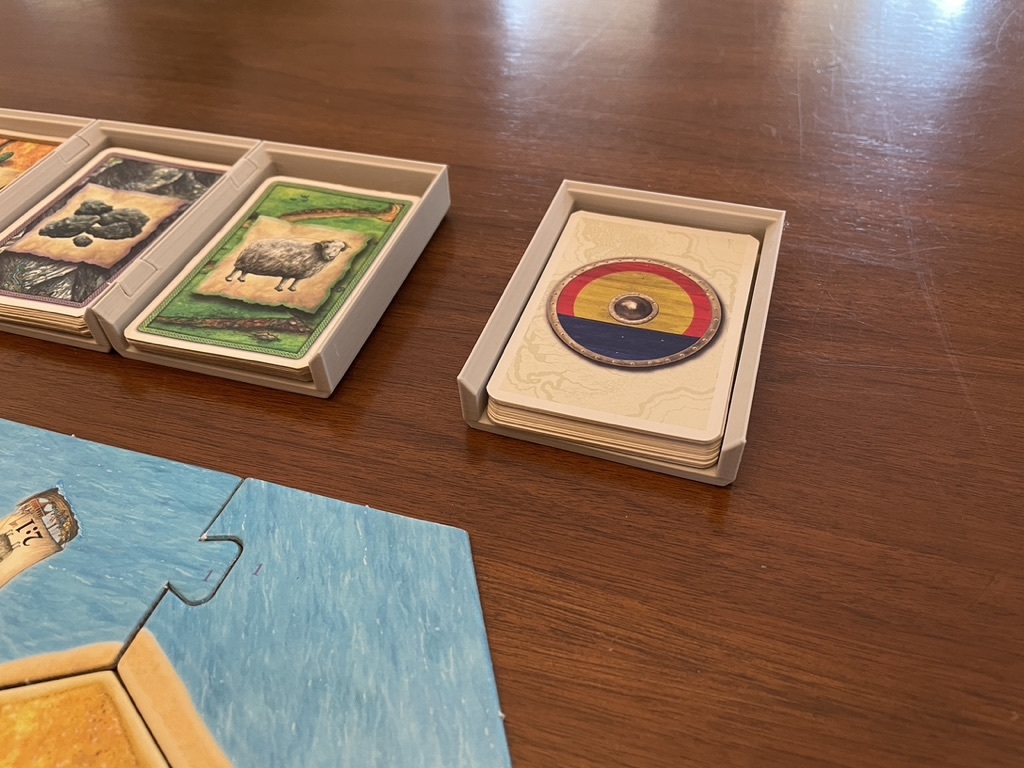 Settlers of Catan Parts and Card Holder Set by Edgewood Modern ...