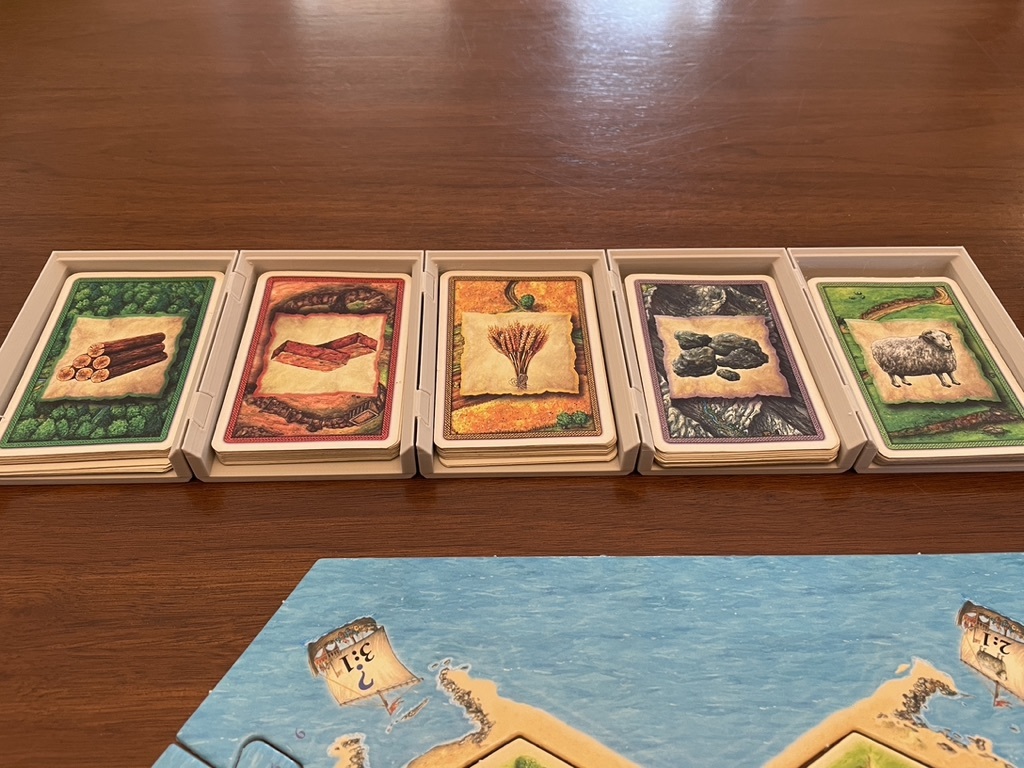 Settlers of Catan Parts and Card Holder Set by Edgewood Modern ...
