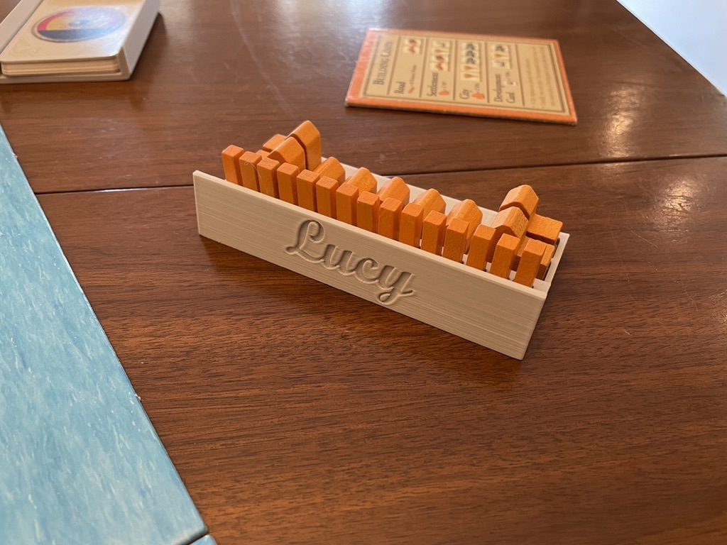 Settlers of Catan Parts and Card Holder Set by Edgewood Modern ...