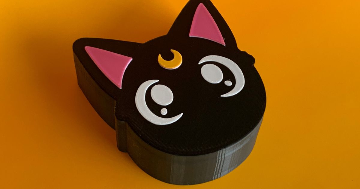 Color Sailor Moon Luna's Box by tresdefilia | Download free STL model ...