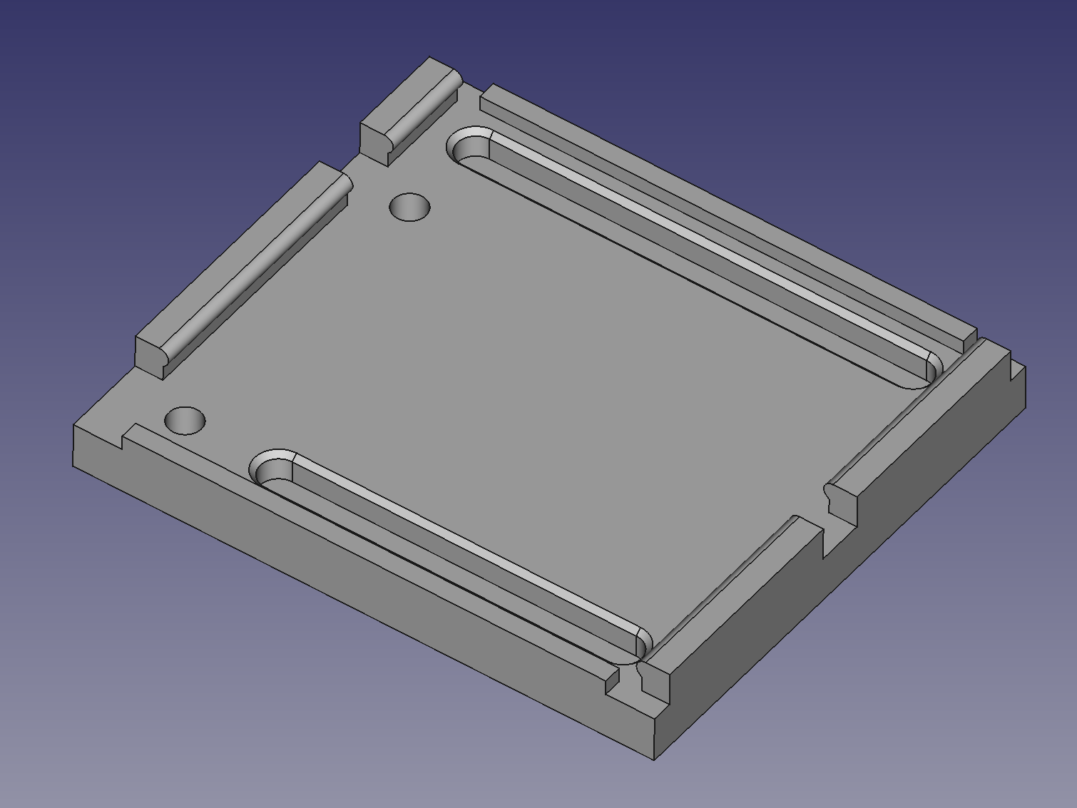 Mount base for 4-channel MOSFET board by andy | Download free STL model ...