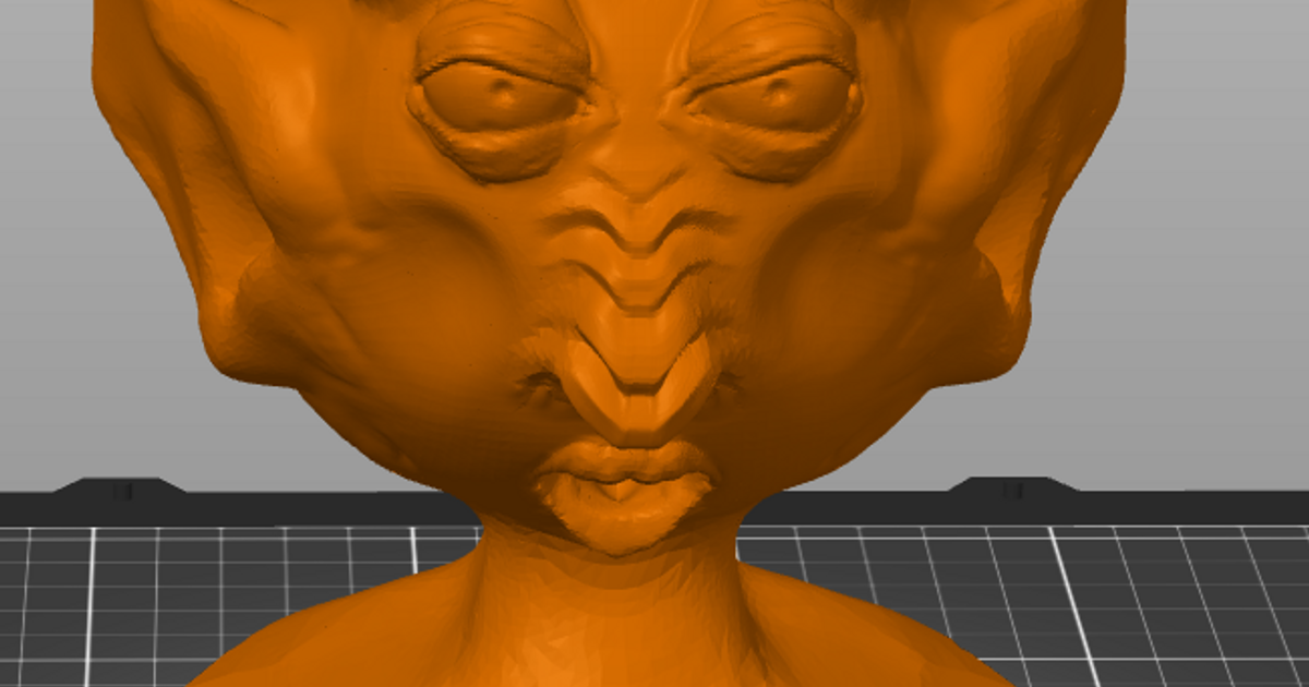 alien bust by UnlinkedHare83 | Download free STL model | Printables.com