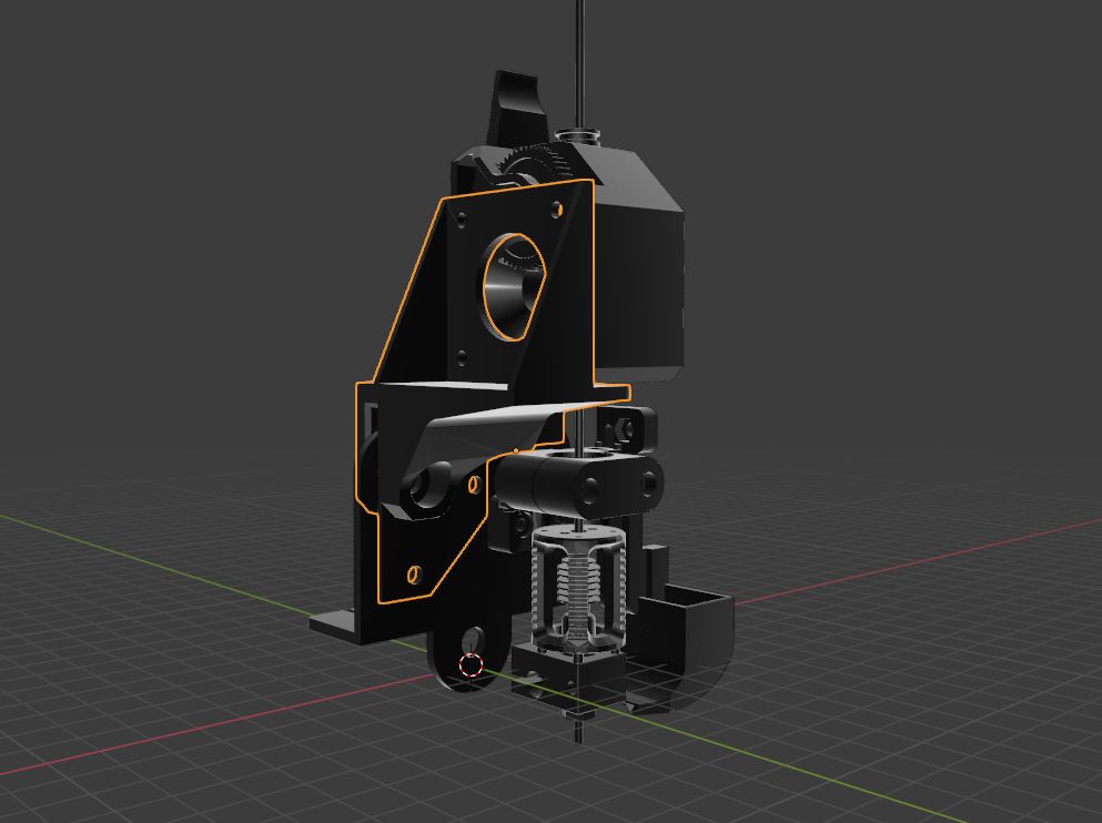 BMG Direct Drive Mount for Minimalist V6 - Ender 3 by patrykK1028 ...