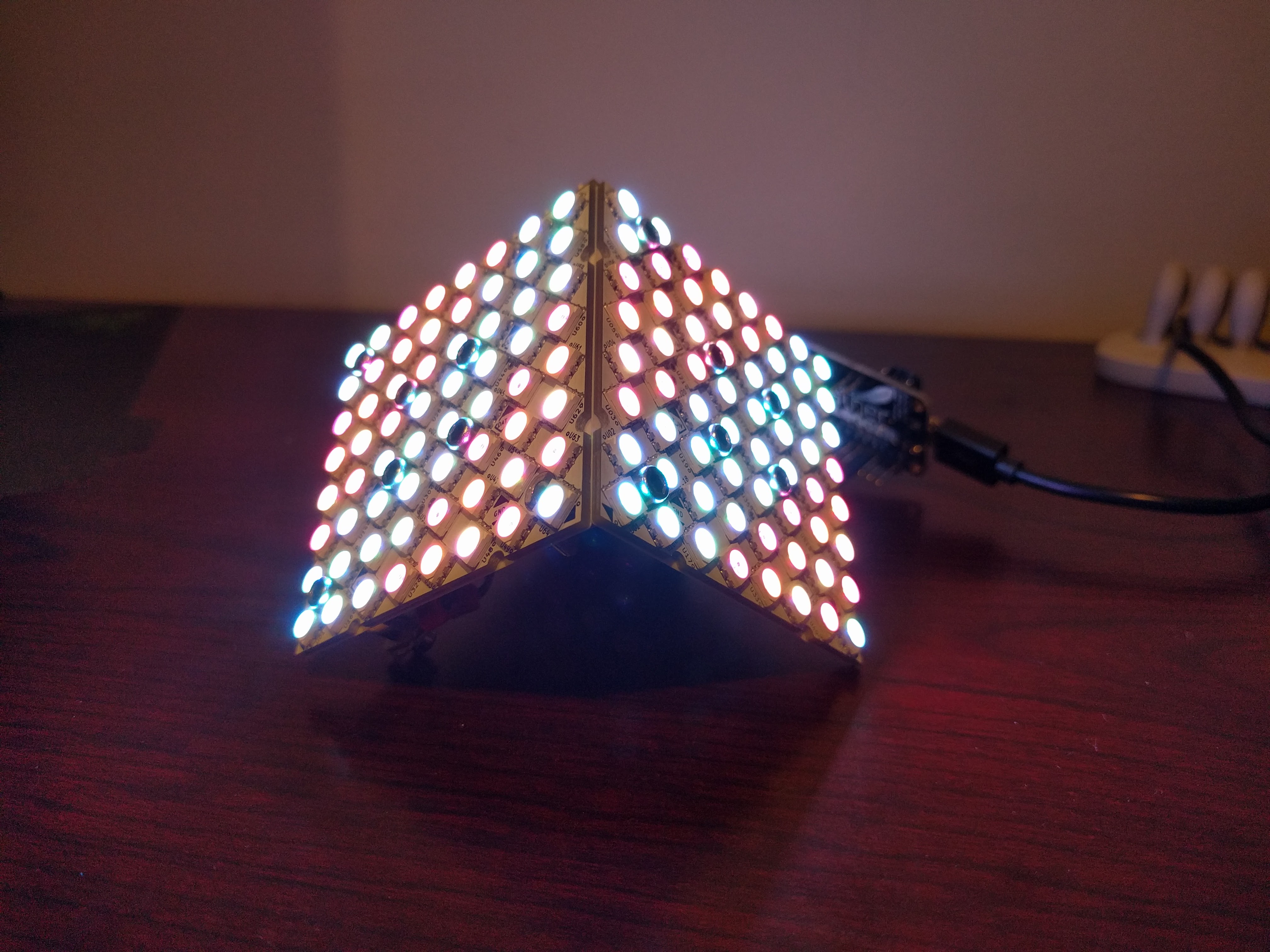 ULTiM8x8 modular, no-solder, RGB LED half cube by Jason Coon | Download ...