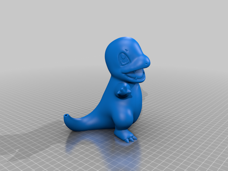 Charmander with glowing flame by matt0852 | Download free STL model ...