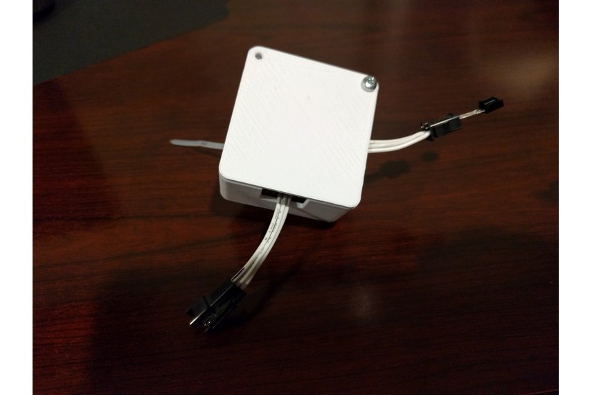 Wemos D1 Mini Esp8266 Led And Level Shifter Shield Enclosure And Lid By Jason Coon Download Free