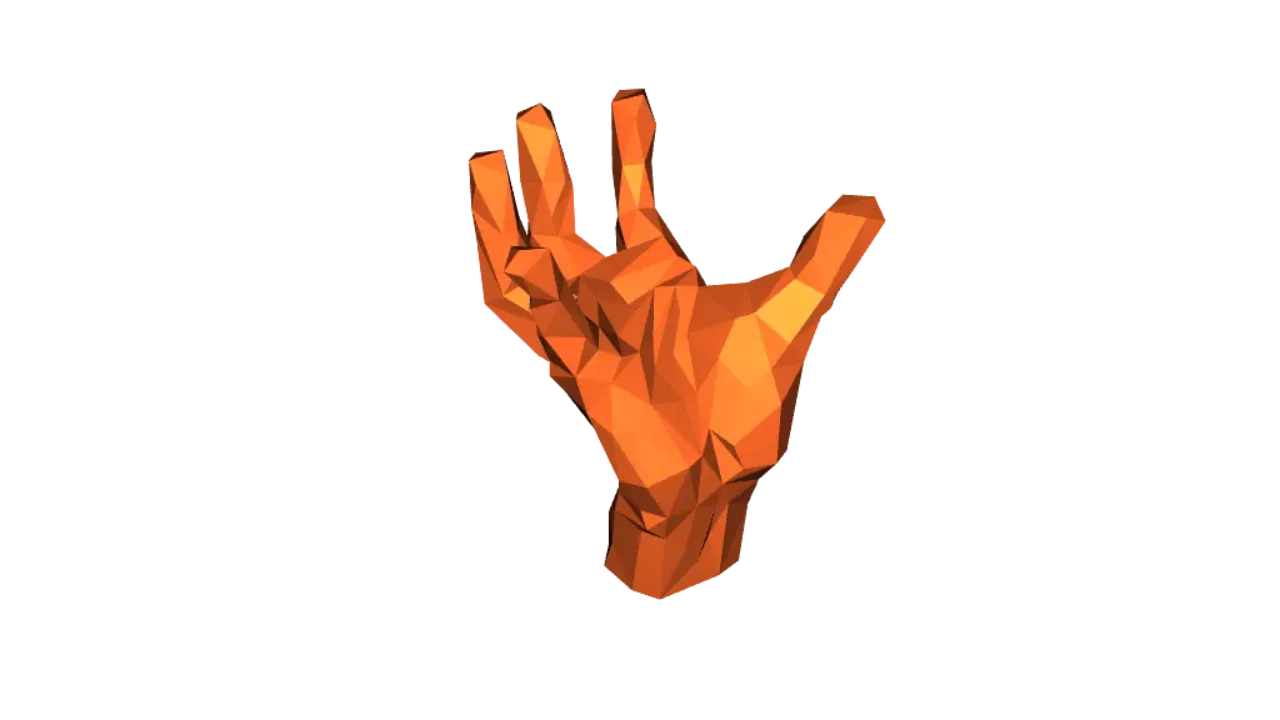 Addams family thing low poly by UnlinkedHare83 | Download free STL ...