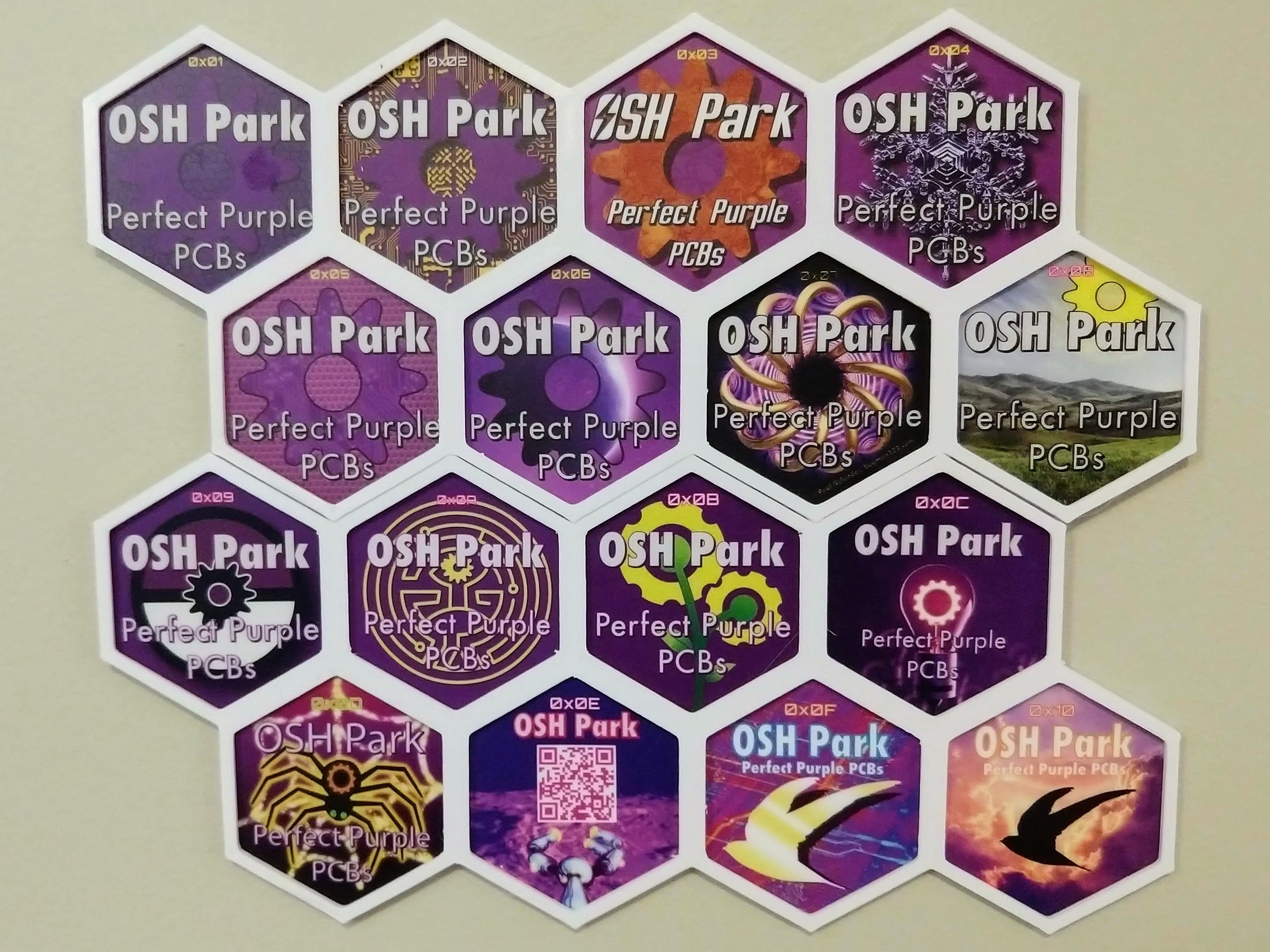 Hexagonal Frame for OSH Park & hexbin Stickers by Jason Coon | Download ...