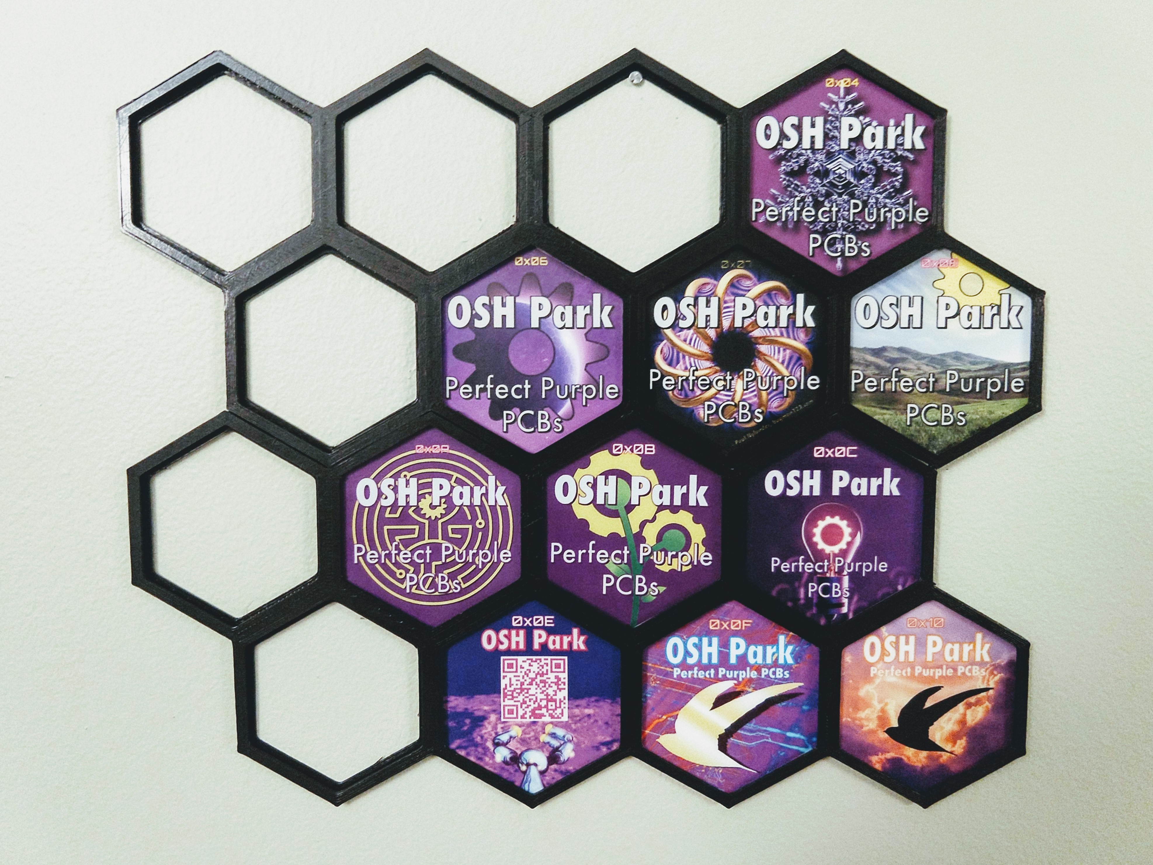 Hexagonal Frame for OSH Park & hexbin Stickers by Jason Coon | Download ...
