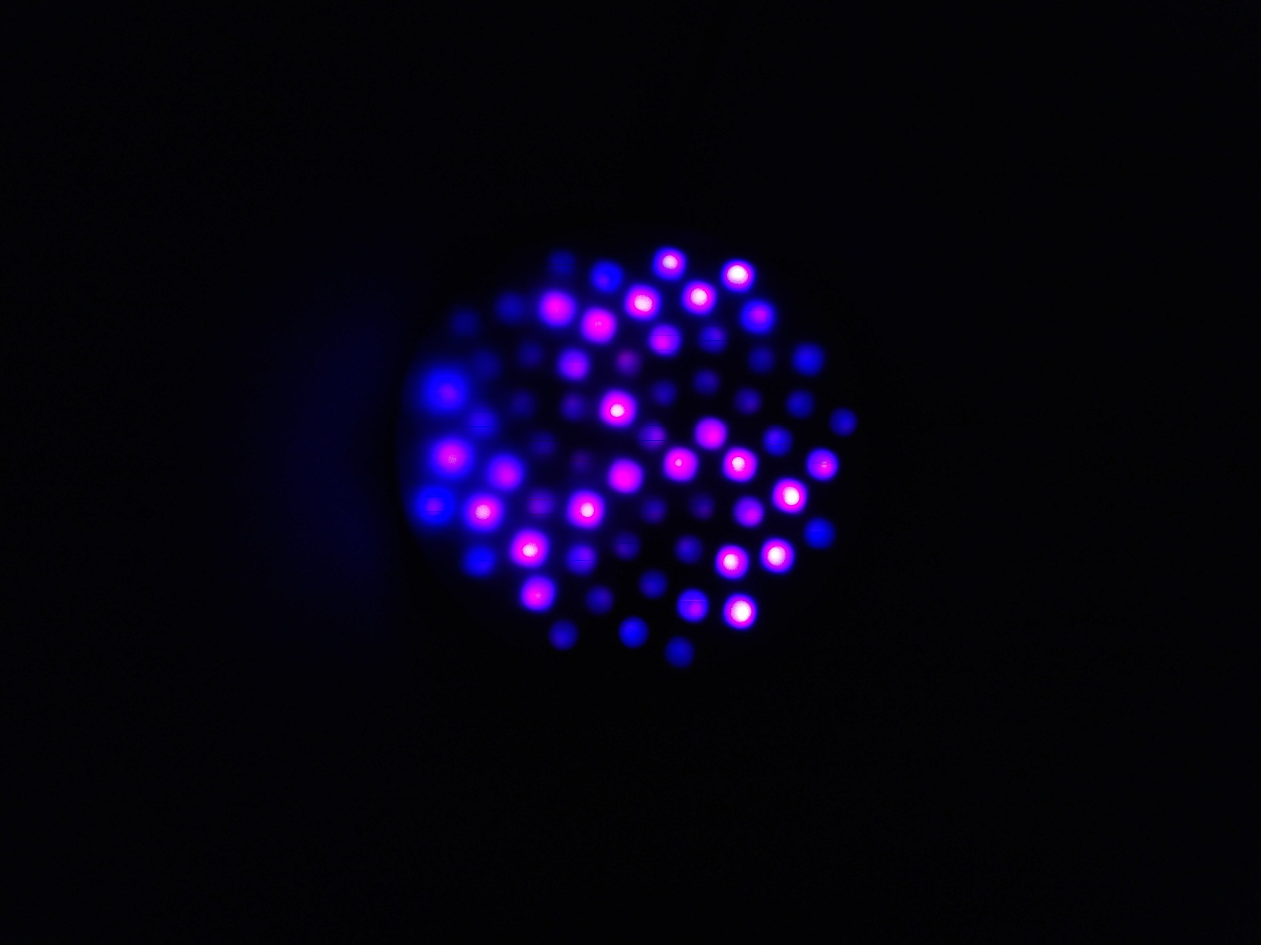 Fibonacci64 Case with Paper Diffuser - 86mm disc with 64 WS2812B RGB ...