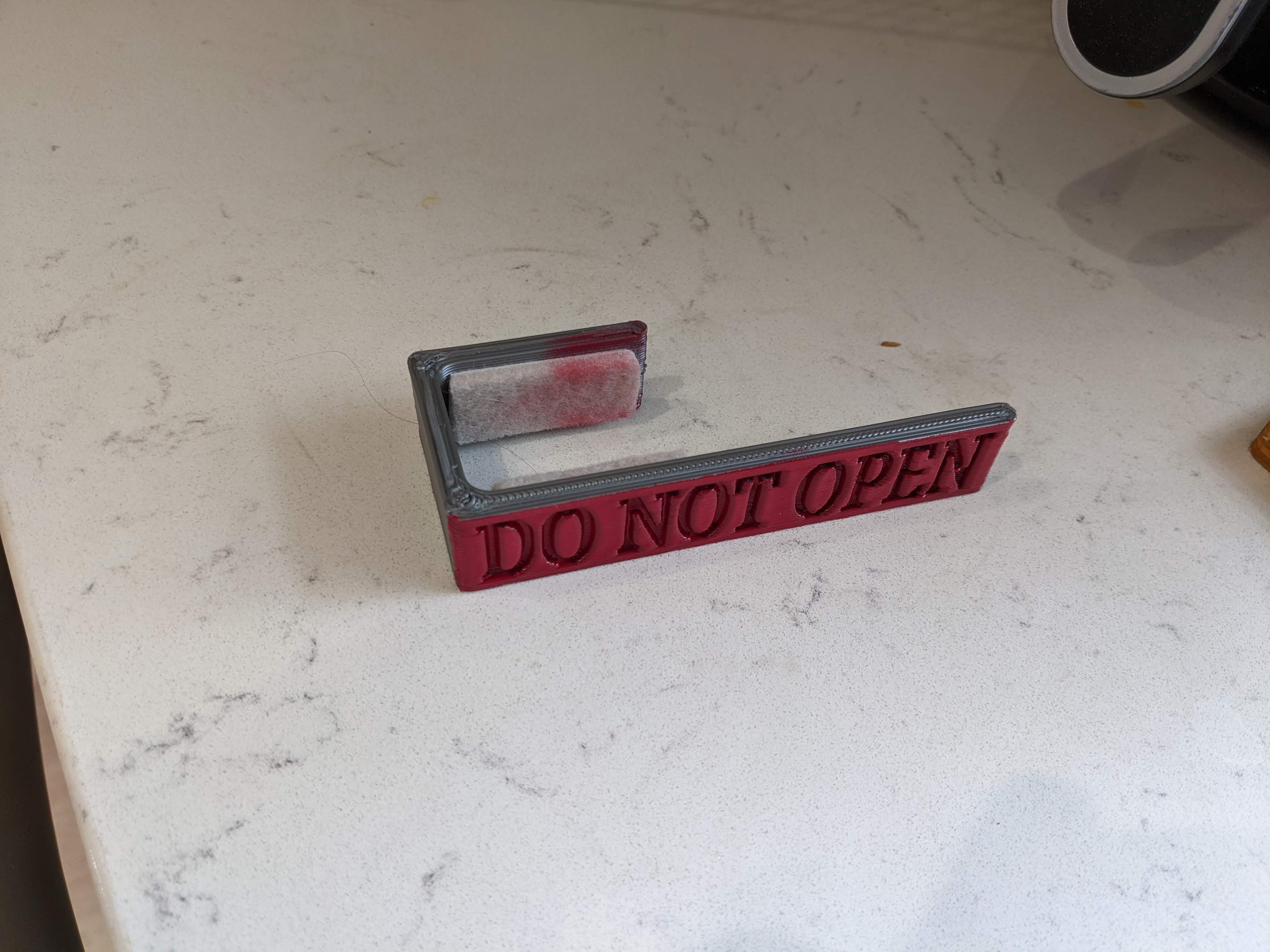Dishwasher DO NOT OPEN plaque/sign hanger by gameyspirits | Download ...