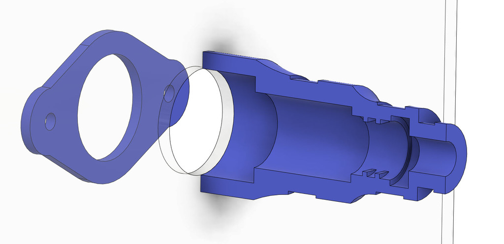 xConnect Panel Mount Flat by Jacob Thompson | Download free STL model ...