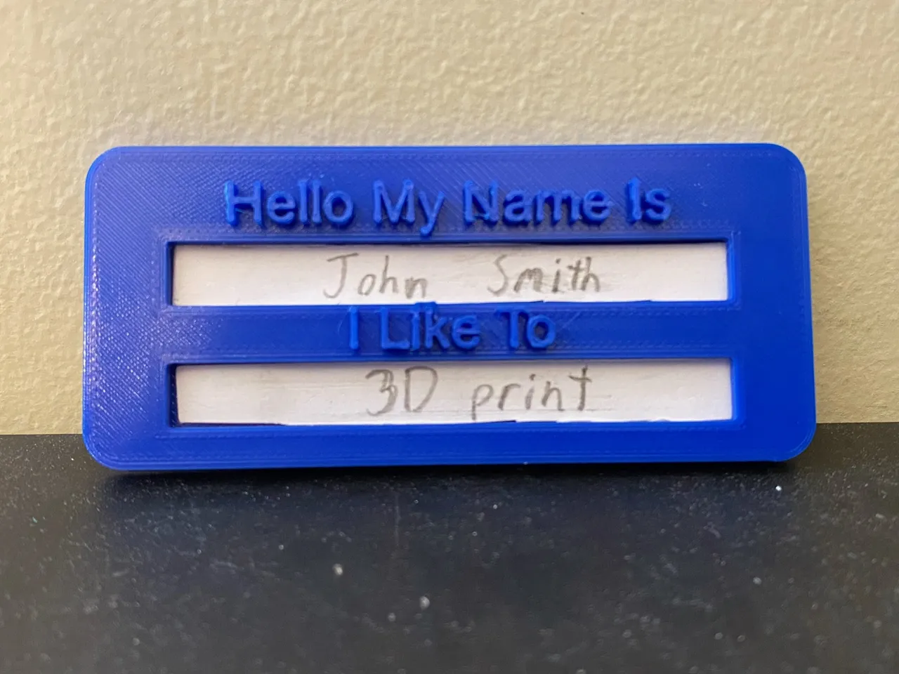 John Name Tag