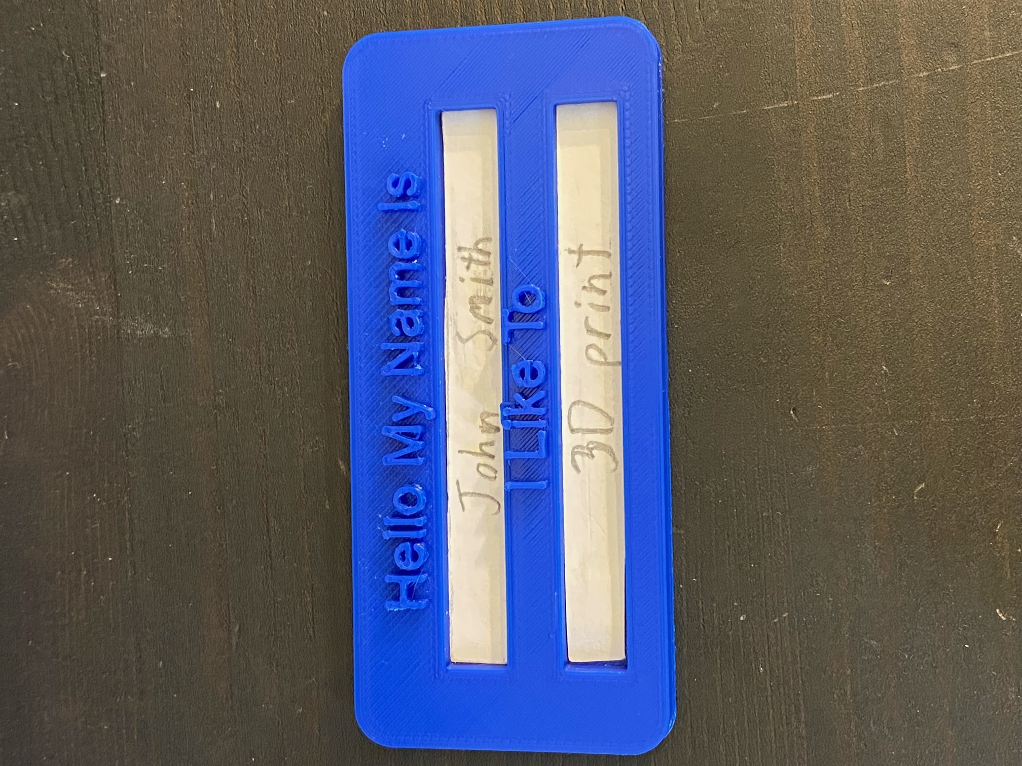 Name Tag by hockeyMn72 | Download free STL model | Printables.com