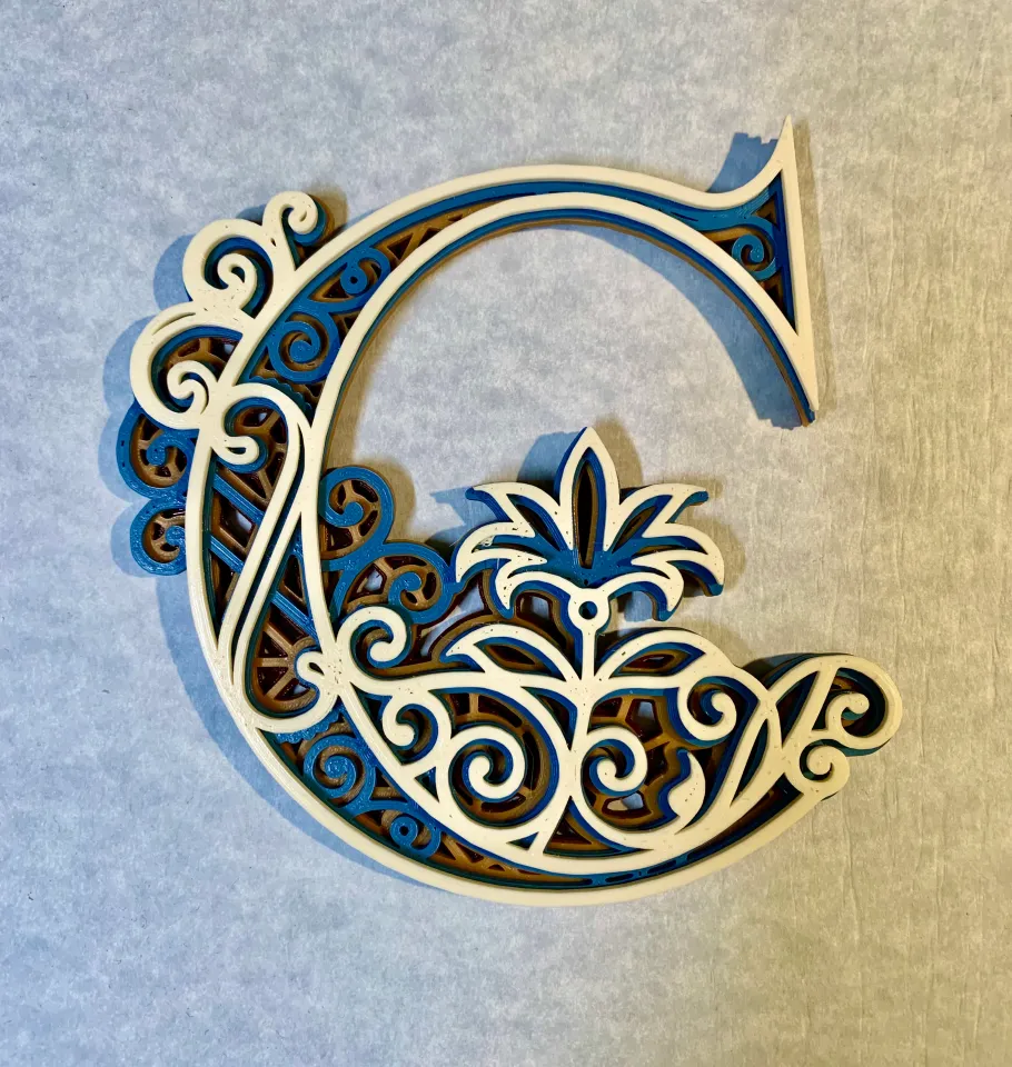Monogram Letter C