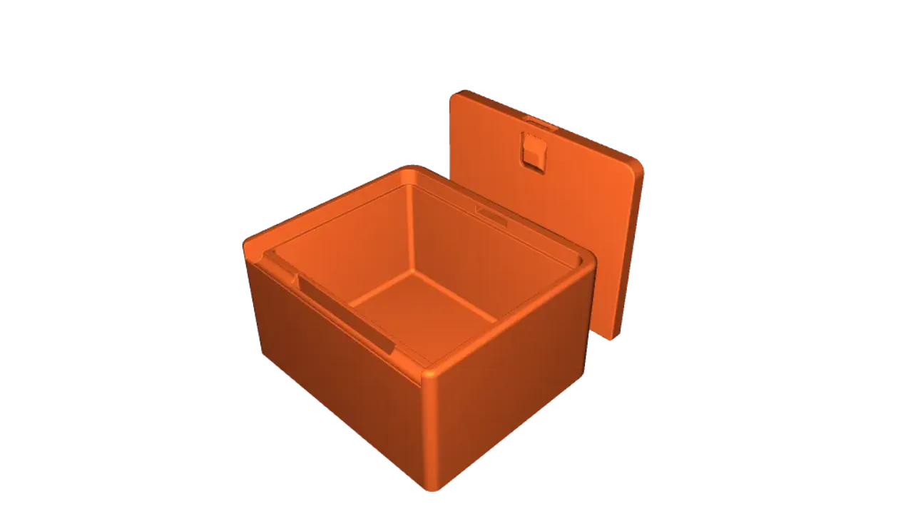 Slide bolt locking box by andyroo770 | Download free STL model ...