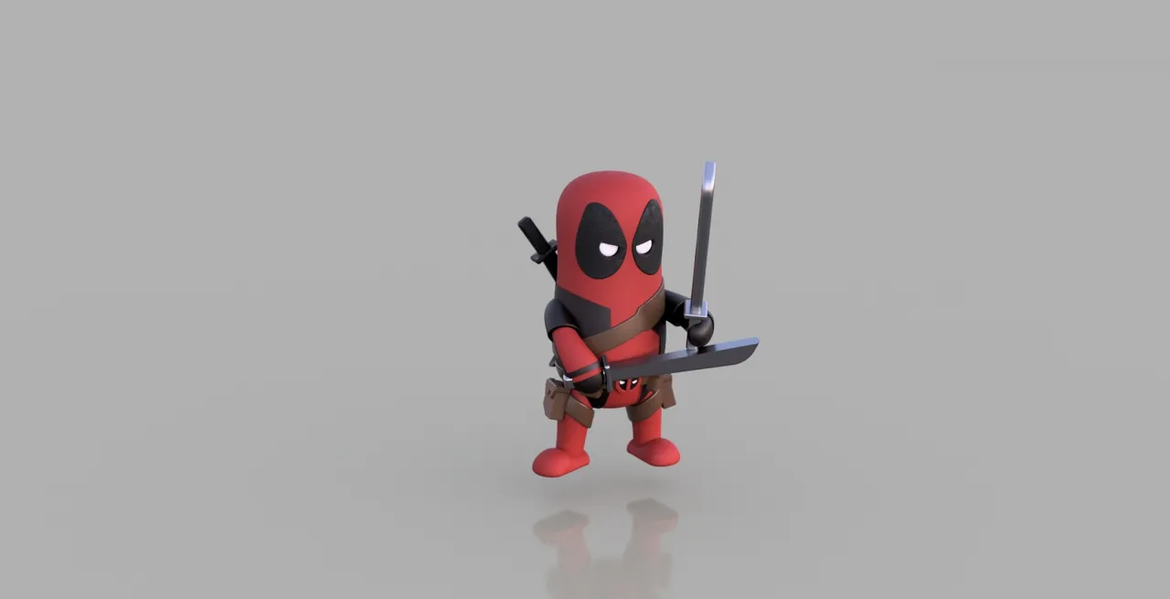 Mini Deadpool by Wekster | Download free STL model | Printables.com