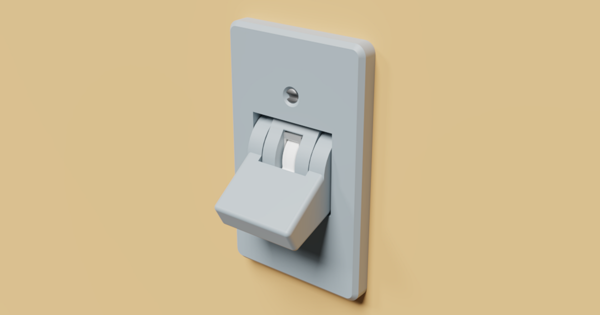 Oversized Light Switch by Xipher Design | Download free STL model ...