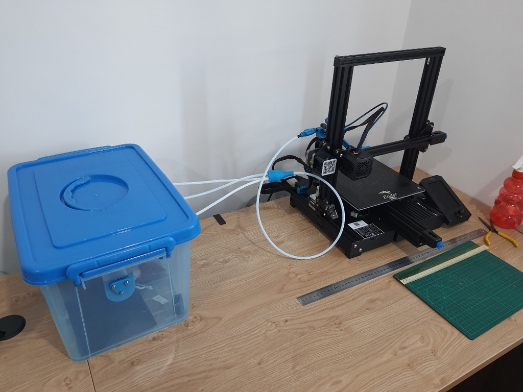 Filament spool rod (43mm) hanger by fknCobra | Download free STL model ...