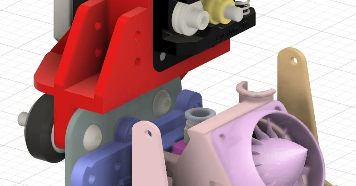 Hero Me Gen6 Direct Drive for Ender 3 Pro by Keram | Download free STL ...