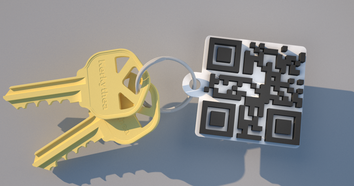 DIY QR CODE nametag ! by Vojtěch_L | Download free STL model ...