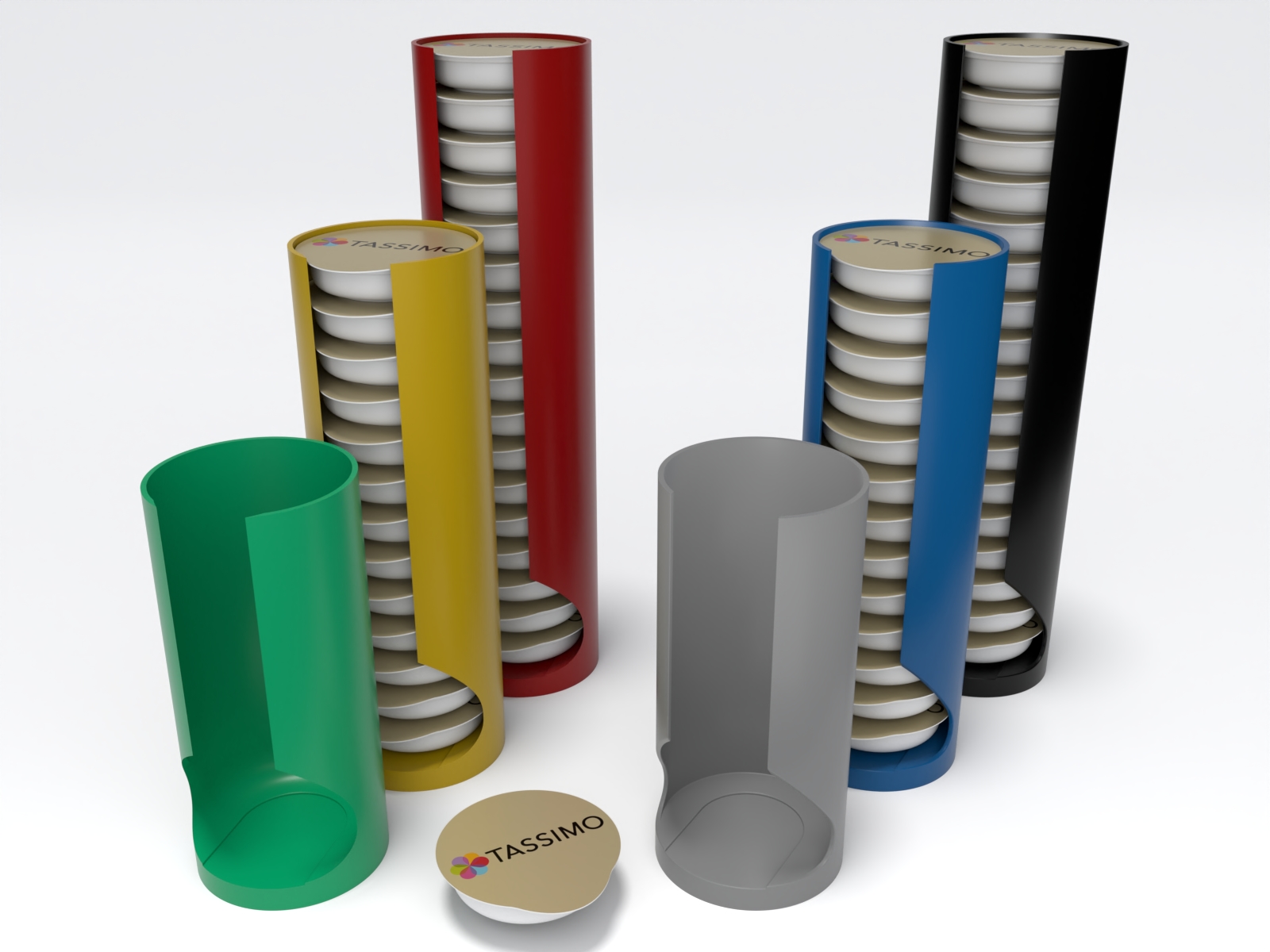 Tassimo capsule dispenser v2 by Zendama | Download free STL model ...