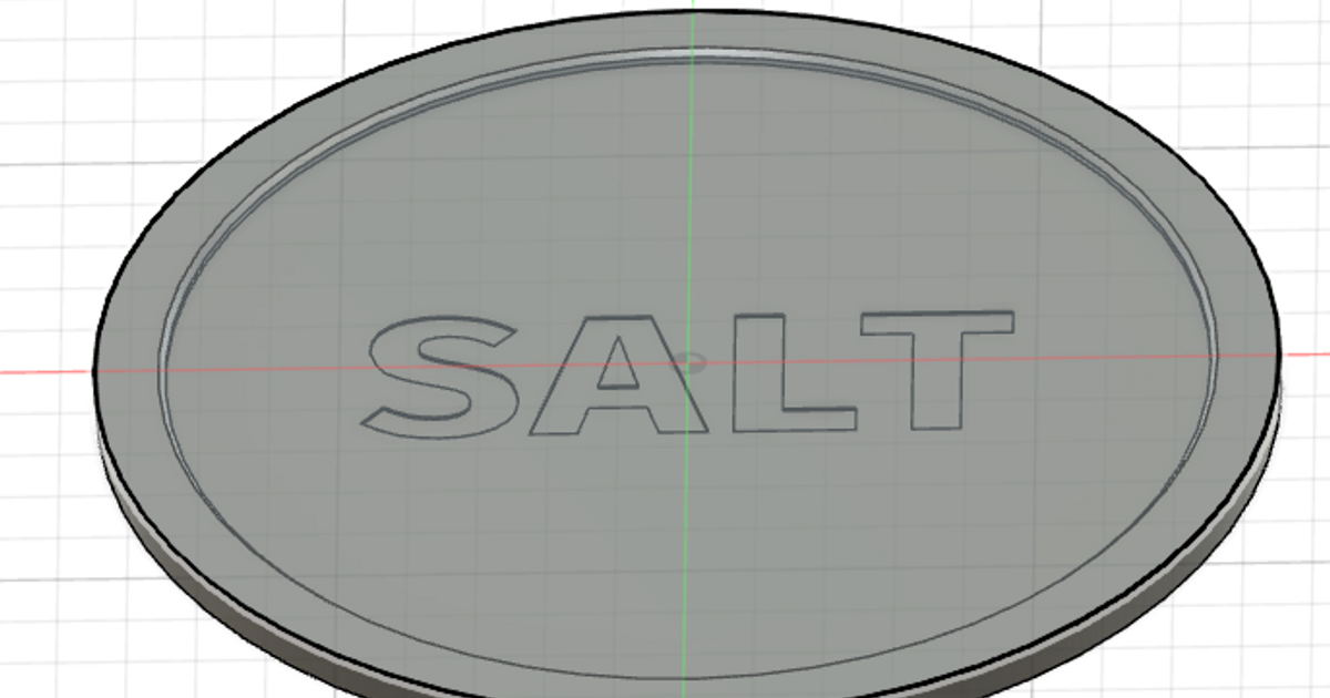 SALT & PEPPER Coasters by Patrick | Download free STL model ...