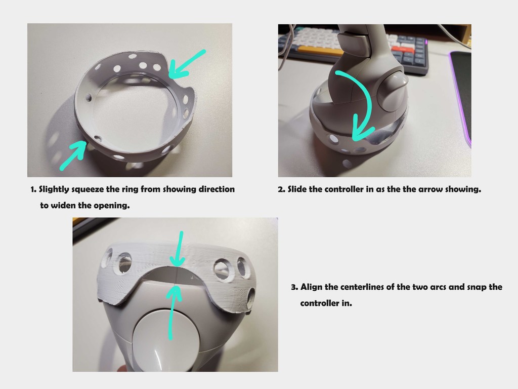 PLA Oculus Quest 2 Controller Cover Protectors by M1324 | Download free ...