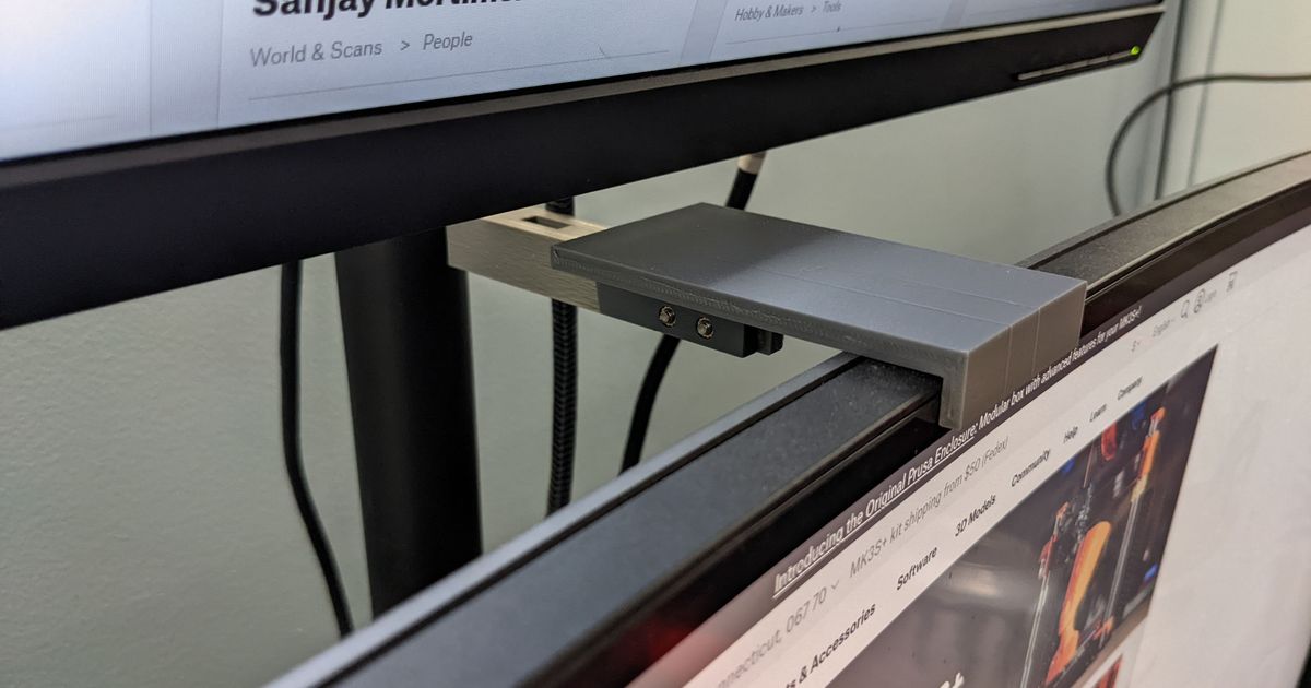 Monitor Pipe Support by G-ManTech | Download free STL model ...