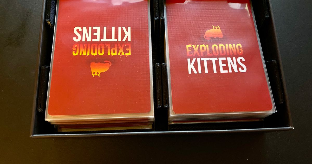 Card Holder/Insert for Exploding Kittens von fuchsr | Kostenloses STL ...