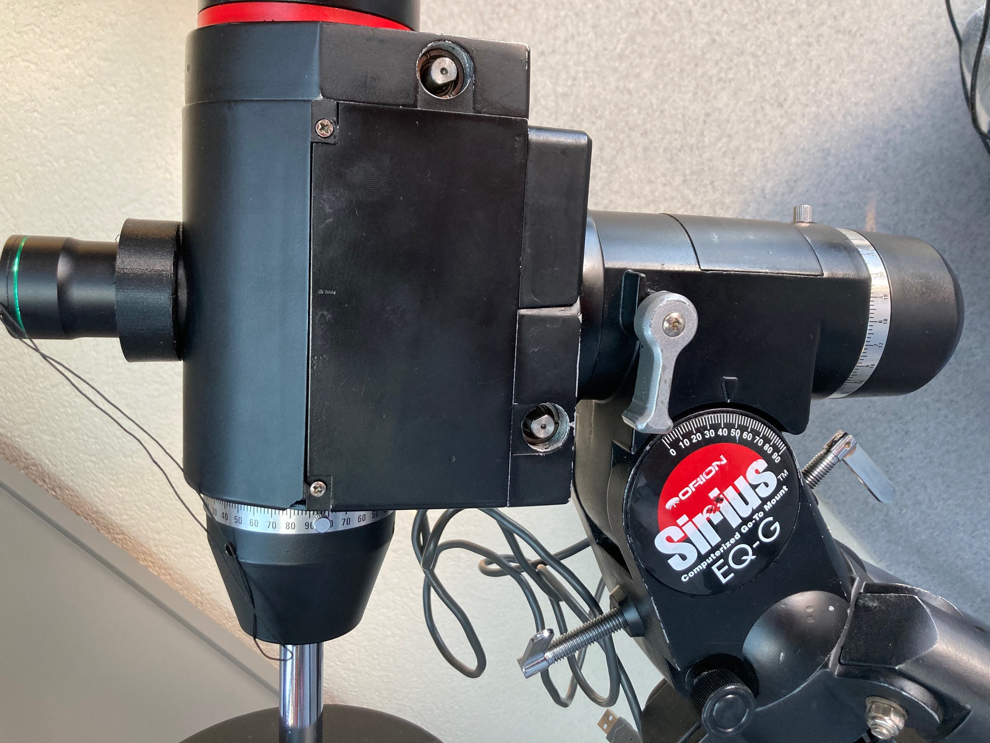 polemaster adapter for Heq5, Orion Sirius EQG, ... by Alexkid ...