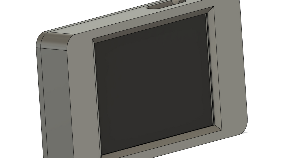 Nextion NX4832F035 3,5 inch display case by TDI4 | Download free STL ...