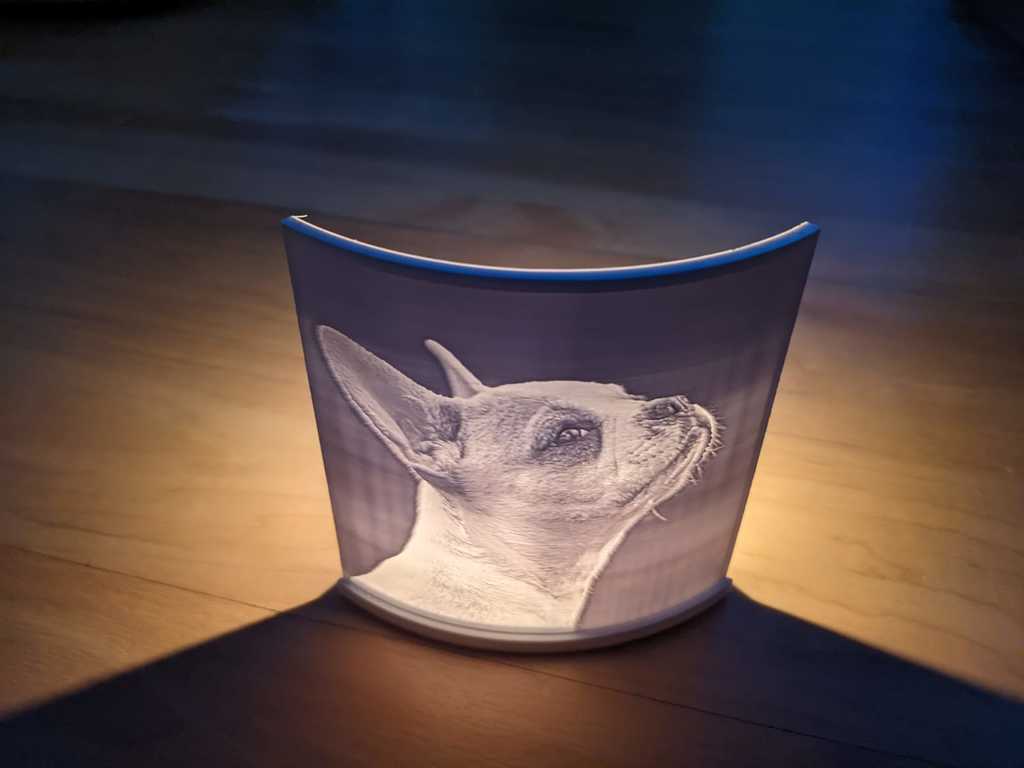 Tealight lithophane stand by distrubi | Download free STL model ...